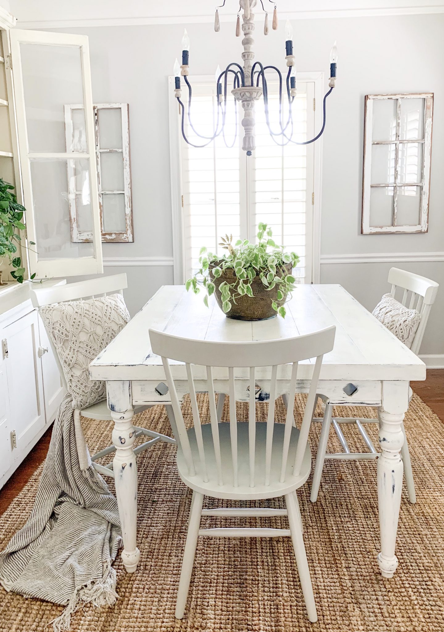 Simple Spring Dining Room Tour | Bless This Nest