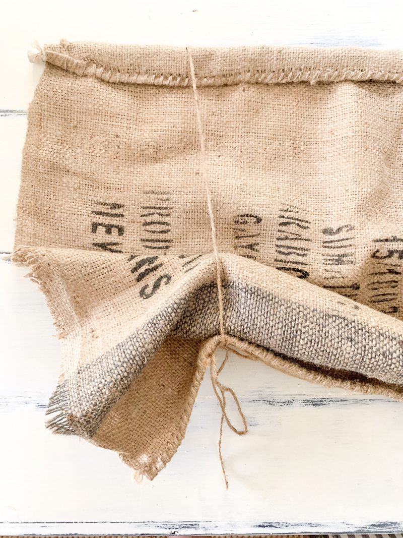 My DIY Burlap Sack Curtain Feature in Country Sampler Magazine