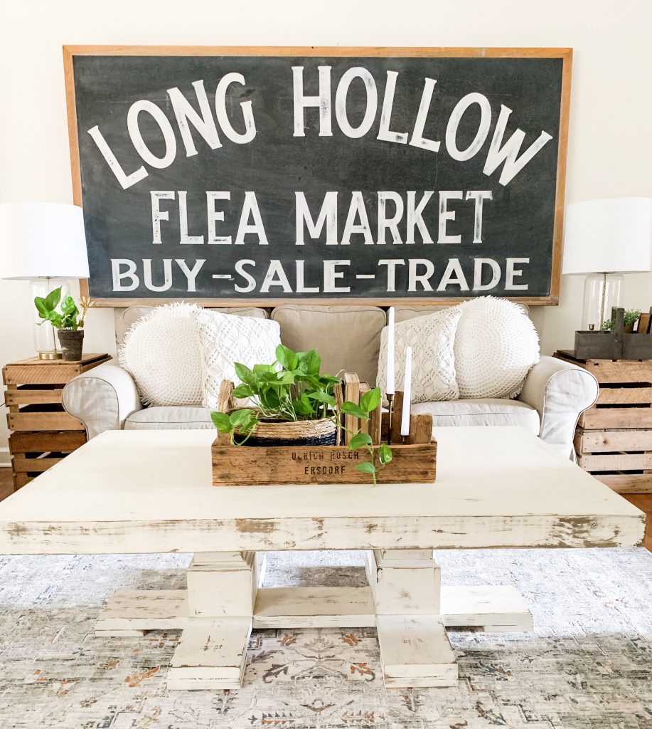 DIY Stencil Chalkboard Sign- Vintage Style | Bless This Nest