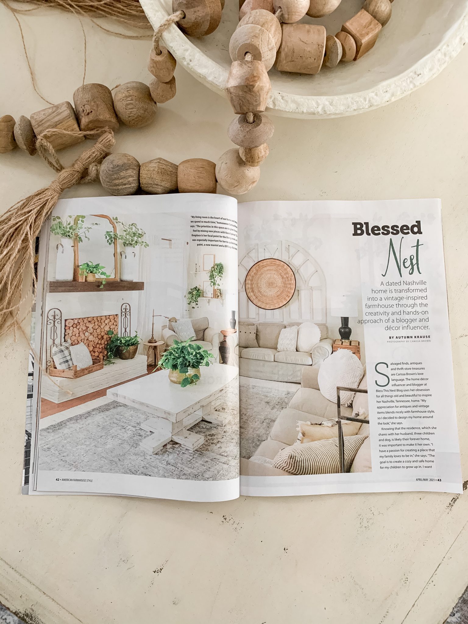 My Feature In American Farmhouse Magazine | Bless This Nest