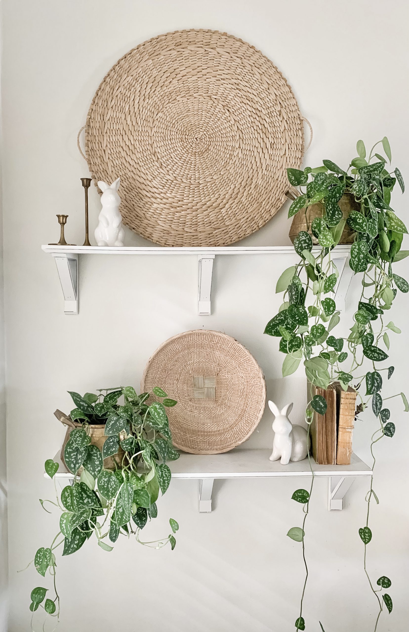 New Printed Rug + Spring Living Room Tour | Bless This Nest