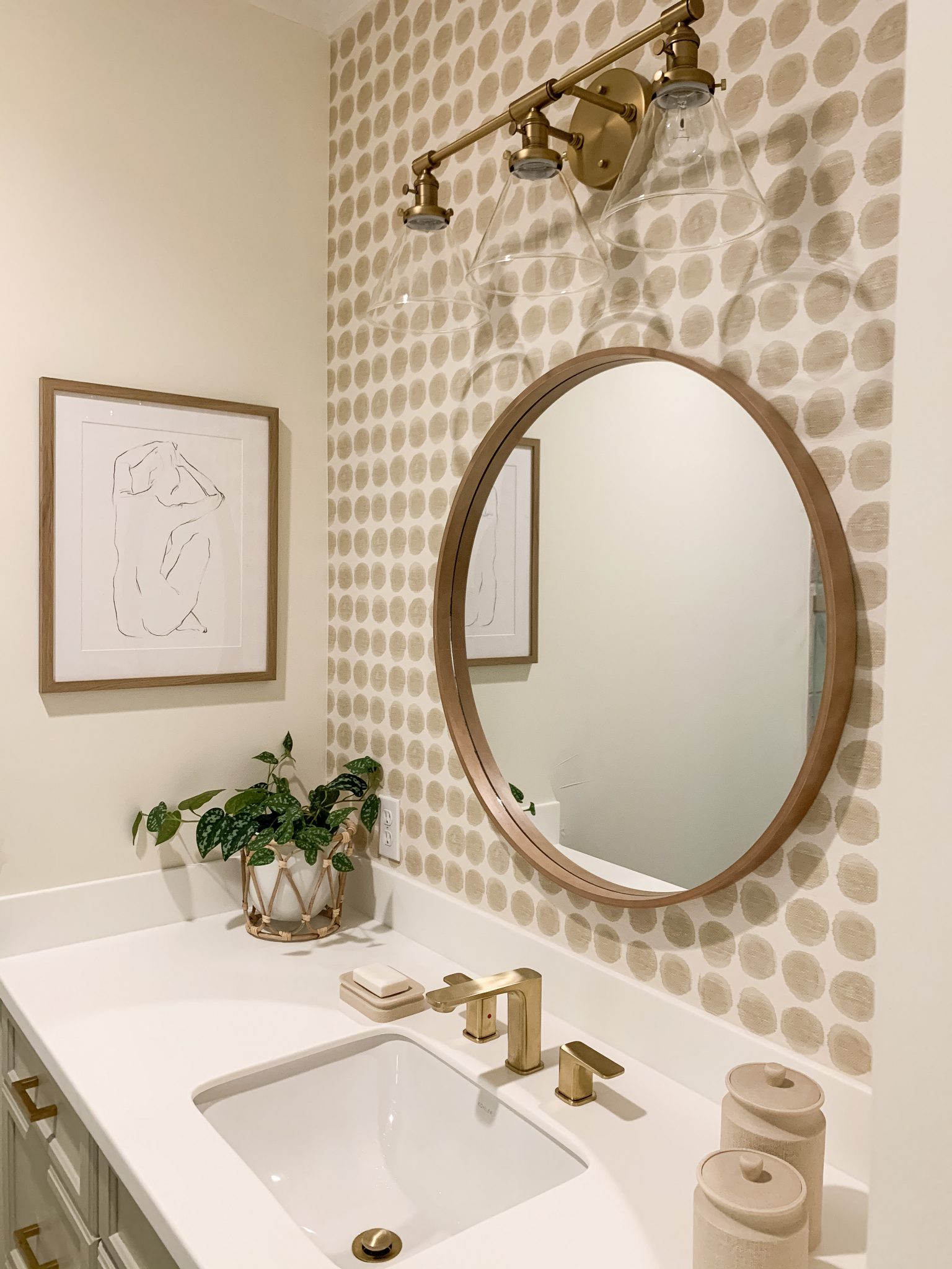 Master Bathroom Reveal- Ideas For Updating Your Dated Bathroom | Bless ...