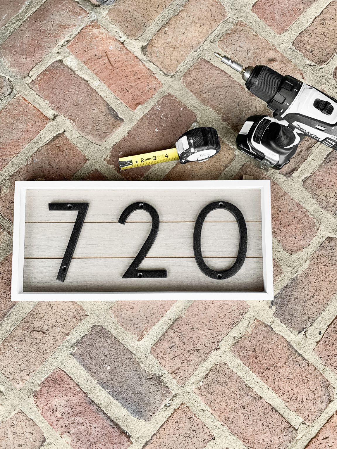 DIY Address Sign + Porch Refresh | Bless This Nest