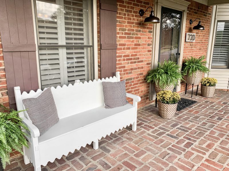 DIY Address Sign + Porch Refresh | Bless This Nest