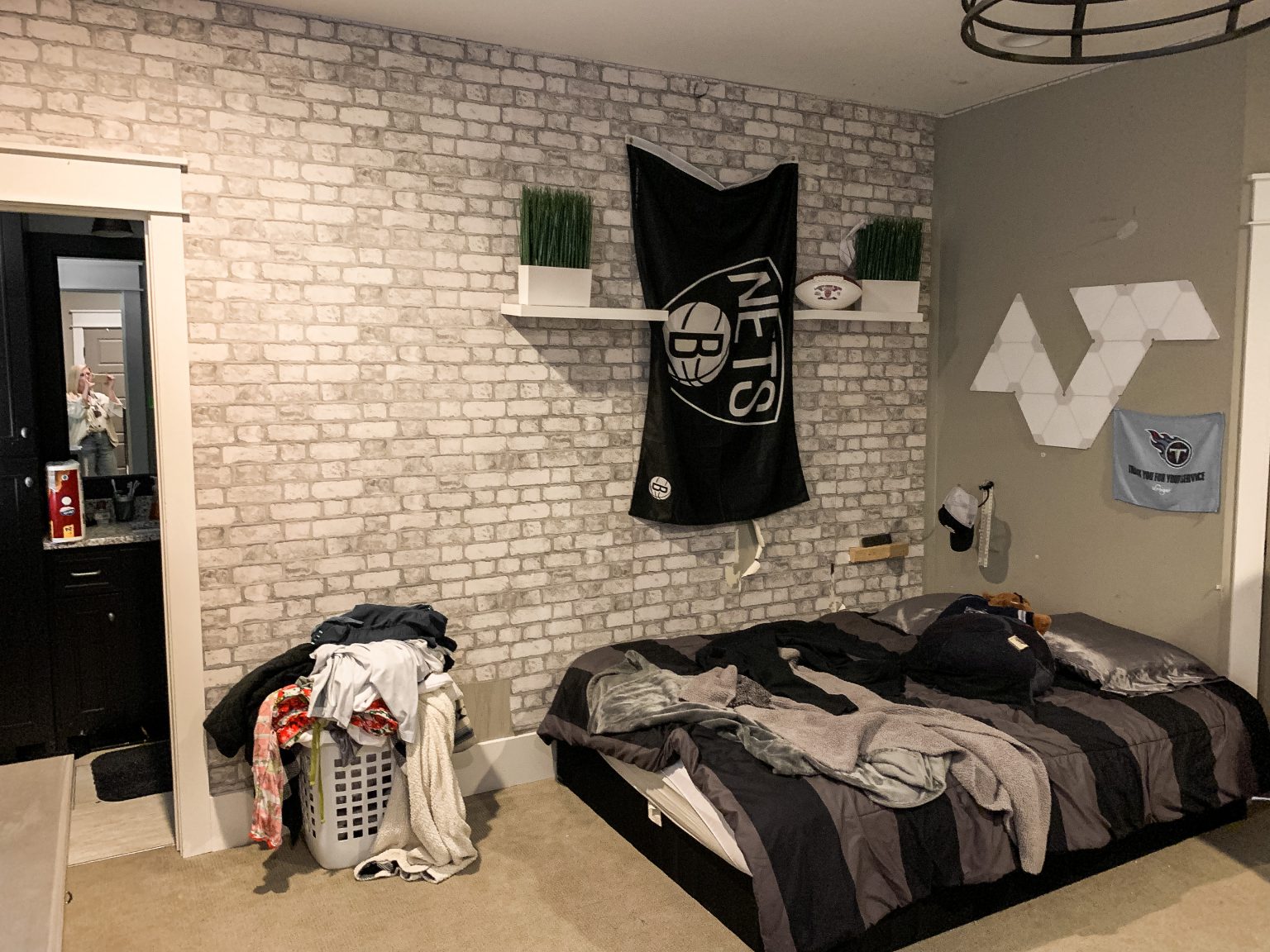 Teen Boy's Basketball Room Reveal | Bless This Nest