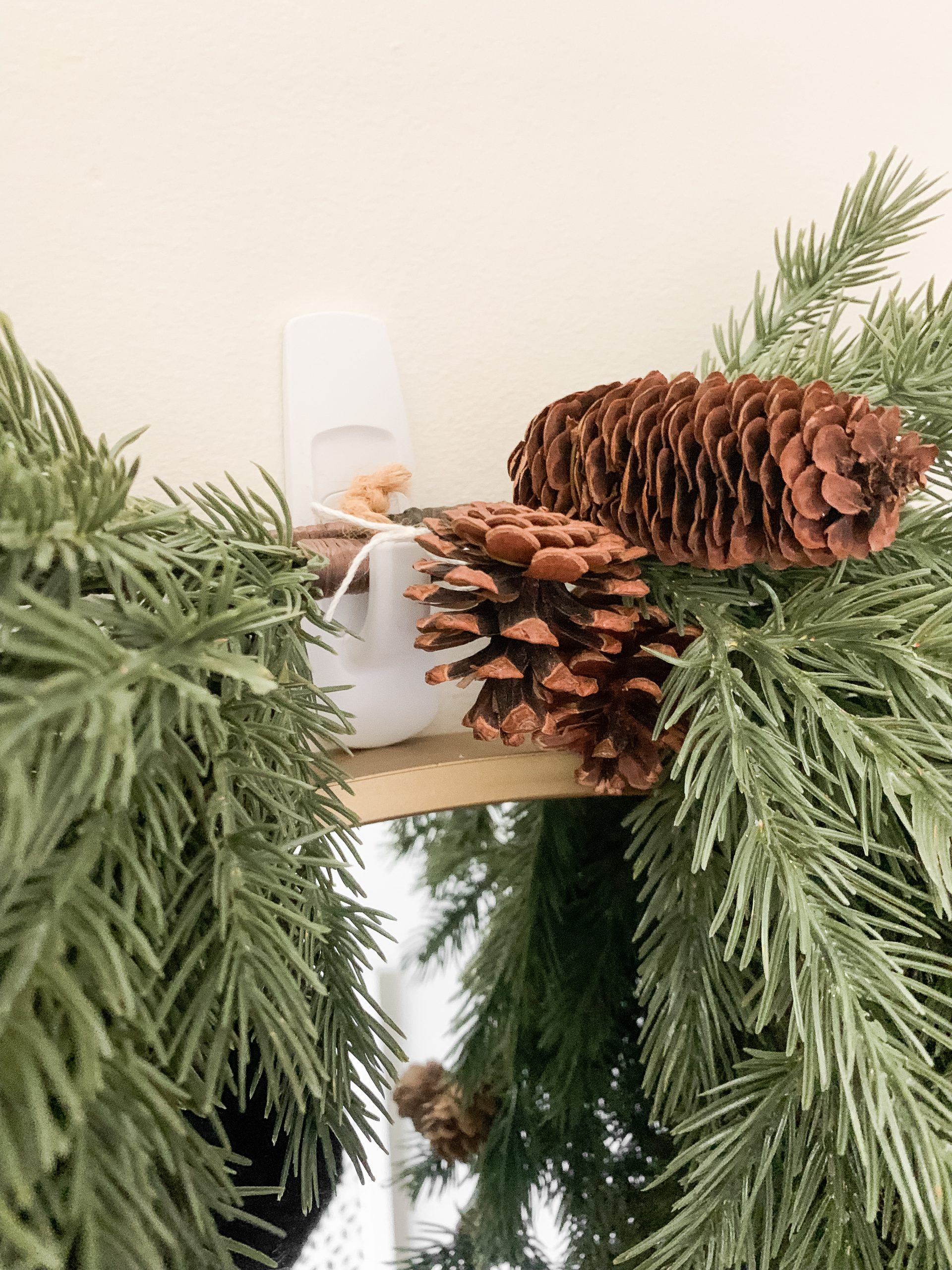 How To Add Garland To Your Mirror | Bless This Nest