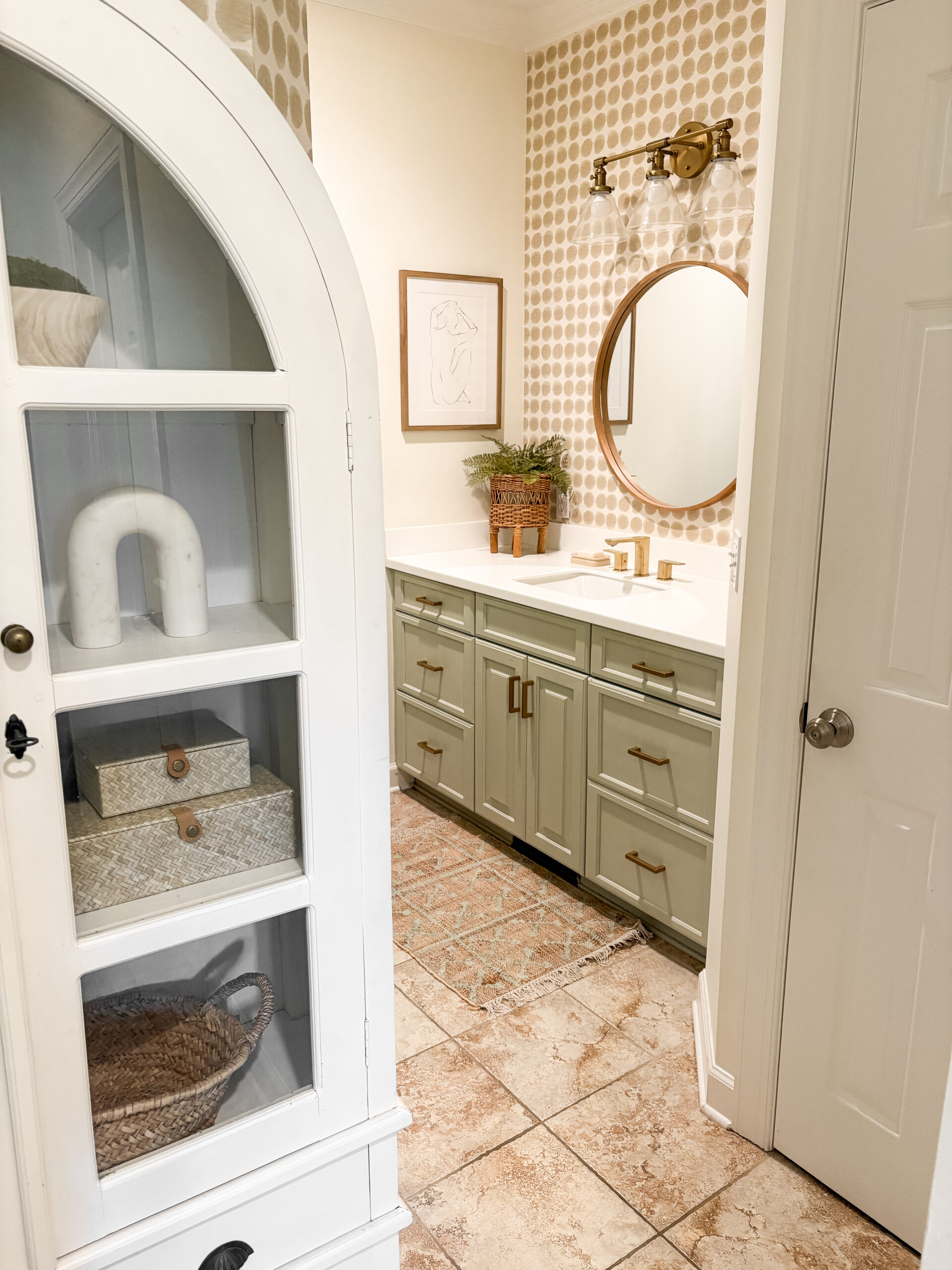 Master Bathroom Jute Rug | Bless This Nest