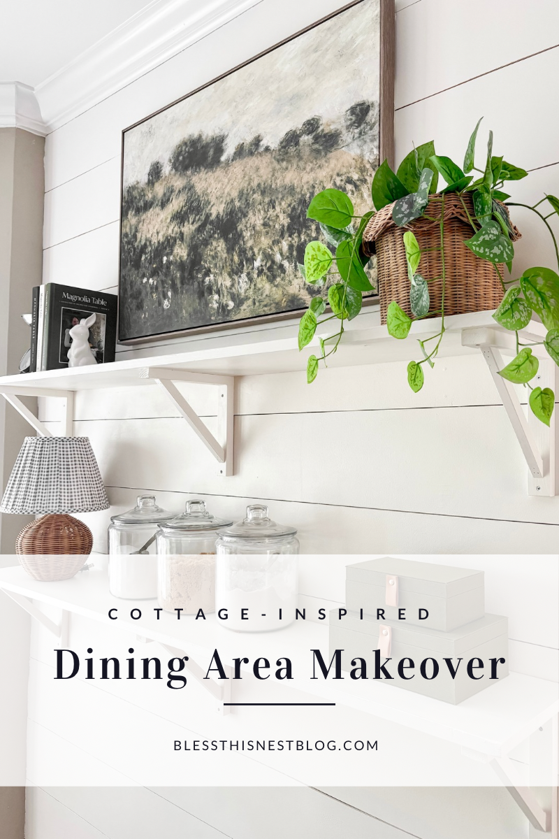 Cottage-Inspired Dining Area Makeover | Bless This Nest